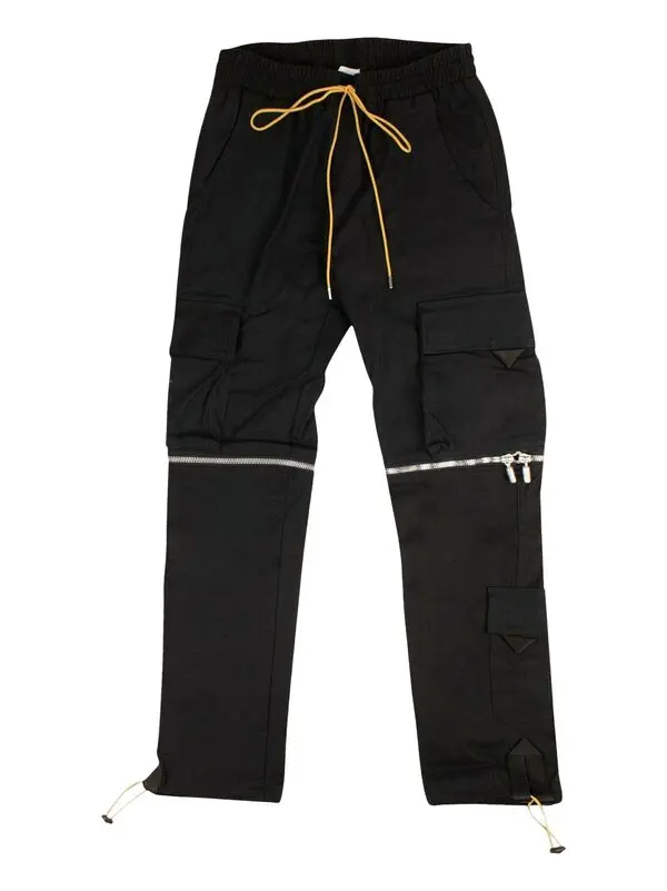 Rhude Zip Cargo Pants - Black