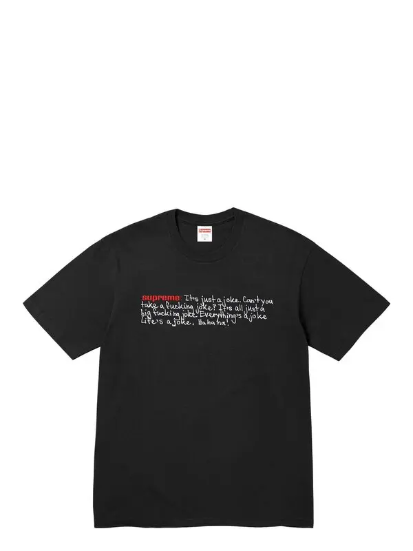 Supreme Joke Tee - Black