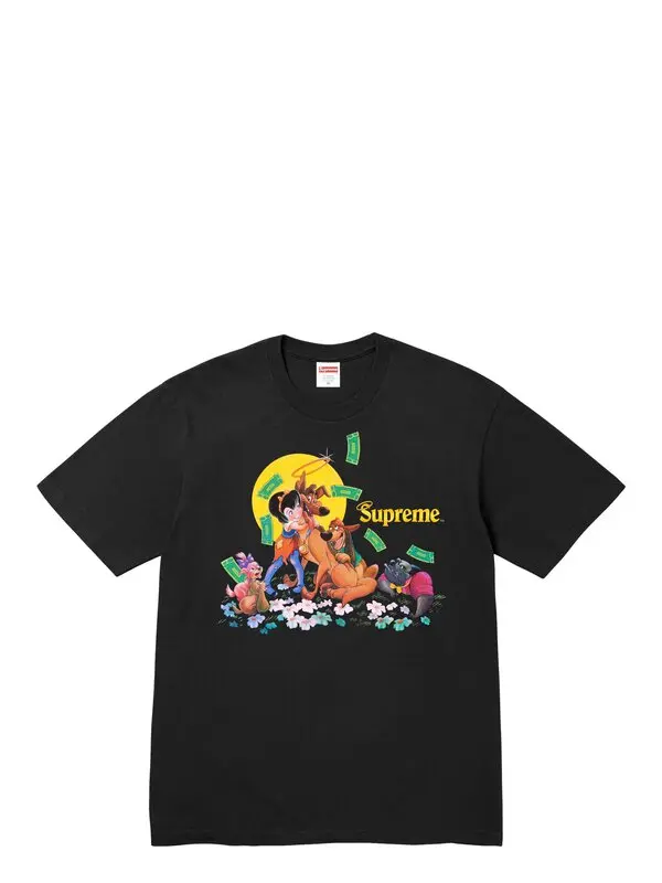 Supreme Printed T-shirt - Black