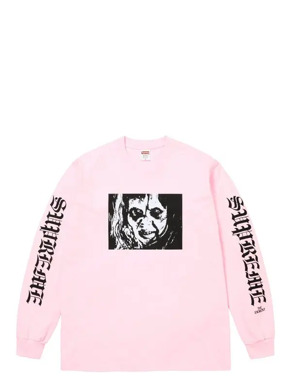 Supreme X The Exorcist Mother Long-sleeve Tee - Pink