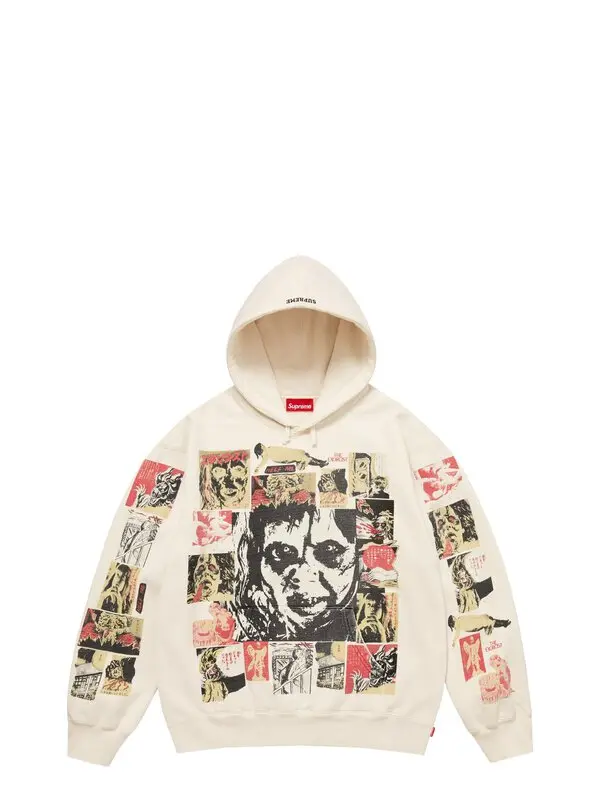 Supreme X The Exorcist Hooded Sweatshirt - Cream