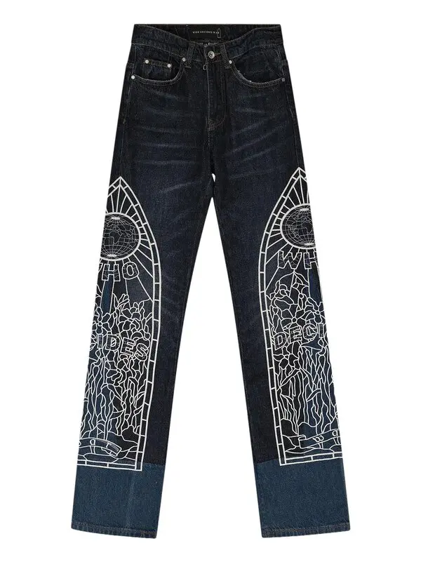 WHO DECIDES WAR BY EV BRAVADO Cowboy Straight Fit Jeans - Blue