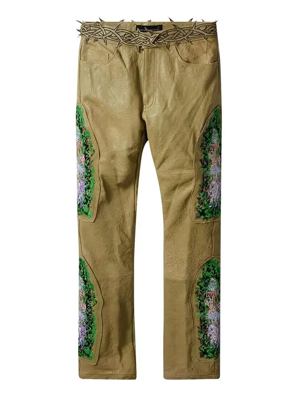 WHO DECIDES WAR BY EV BRAVADO Garden Glass Thorned Pant - Tan