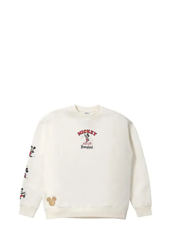 THE DISNEY STORE AT SELFRIDGES Disney X Skinnydip Disneyland Mickey Graphic-print Sweatshirt - Cream