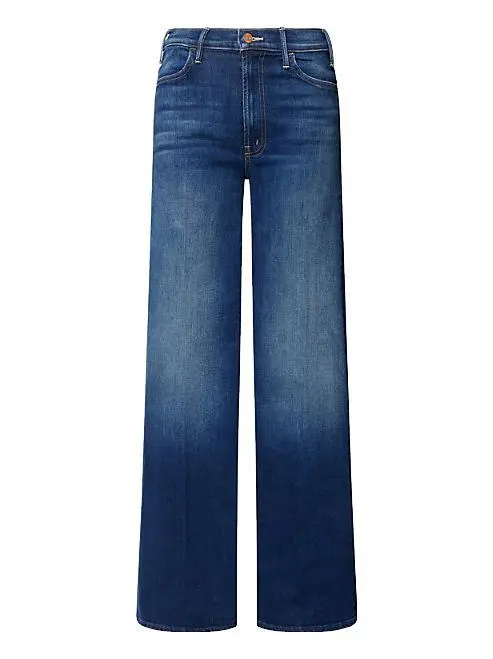 MOTHER The Hustler Roller Sneak Flared Jeans - Troublemaker