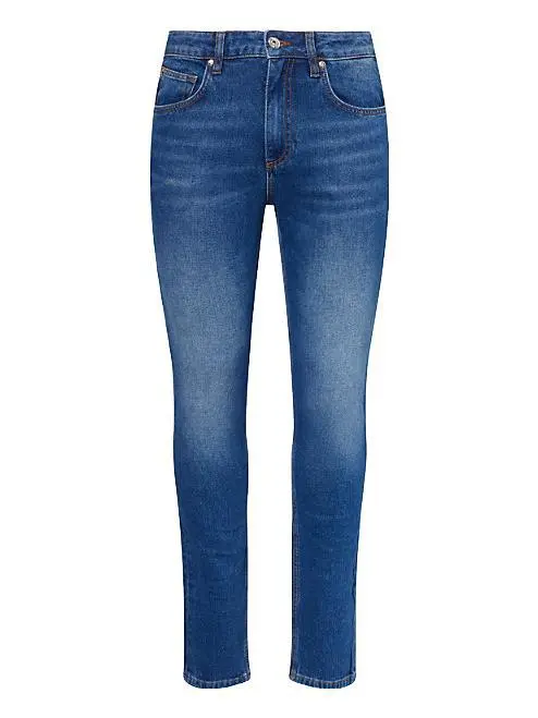 VINGT QUATRE Taylor Slim-fit Denim Jeans - Mid Blue