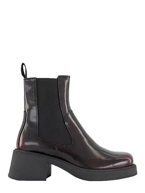 VAGABOND SHOEMAKERS Dorah Leather Chelsea Boots - Dark Bordo