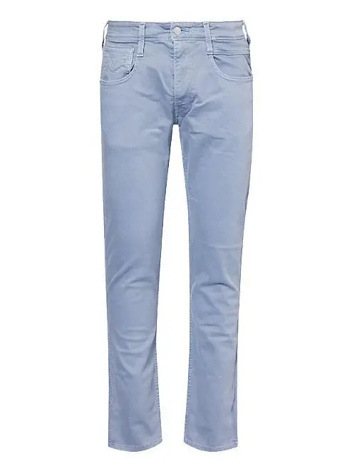 REPLAY Anbass Slim-fit Denim Jeans - Steel Blue