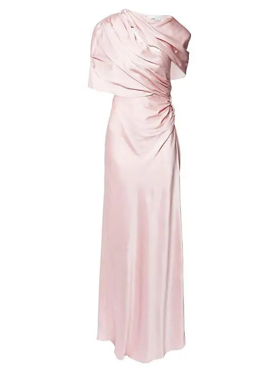 Stella McCartney Cape Sleeveless Stretch-woven Gown - Petal Rose