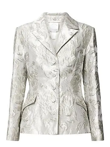 Huishan Zhang Gill Jacquard Woven Jacket - Silver