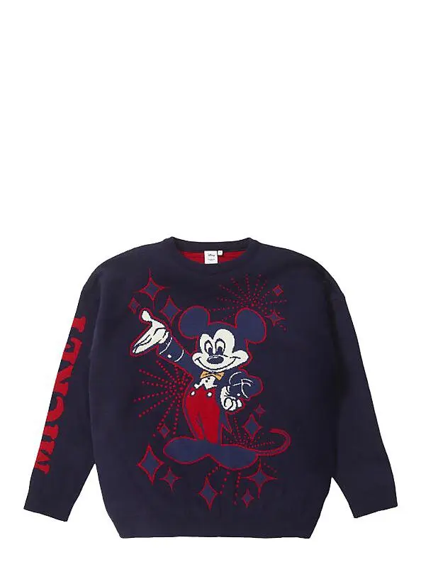 THE DISNEY STORE AT SELFRIDGES Disney X Skinnydip Disneyland Mickey Intarsia Knitted Jumper - Multi