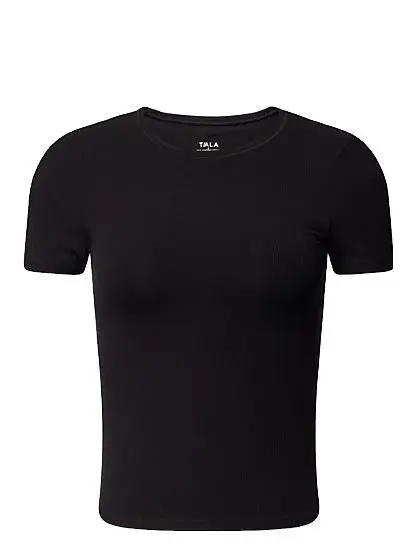 TALA 365 Stretch-modal T-shirt - Shadow Black