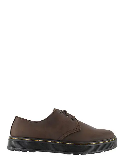 Dr. Martens Brookline Nappa-leather Shoes - Dark Brown Crazy Horse
