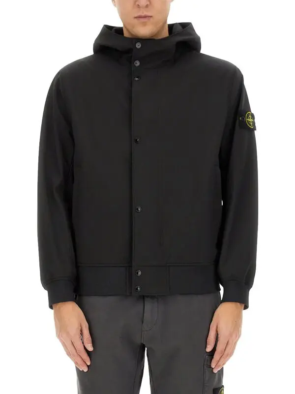 Stone Island Giacca Con Cappuccio - Multicolour