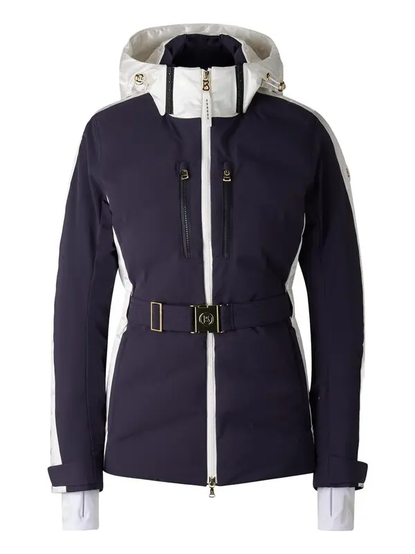 Bogner Kira Quilted Jacket - Navy Blue/white