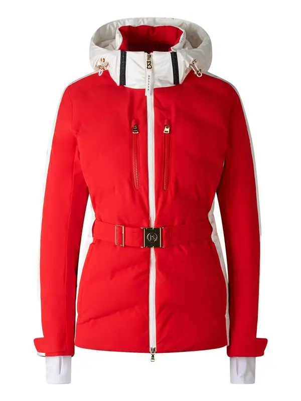 Bogner Kira Quilted Jacket - Red/white
