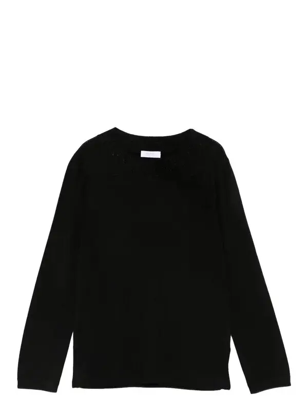 BARBA NAPOLI Ribbed-knit Jumper - Black