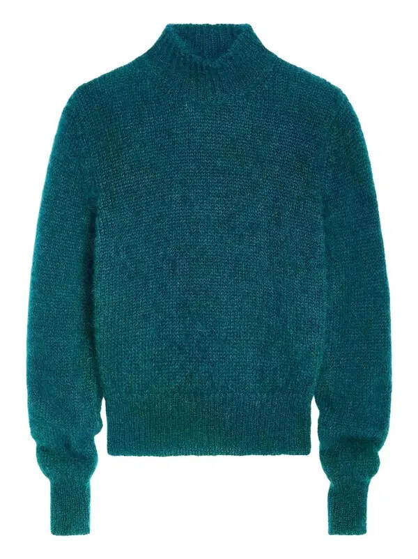 Dries Van Noten Roll-neck Sweater - Blue