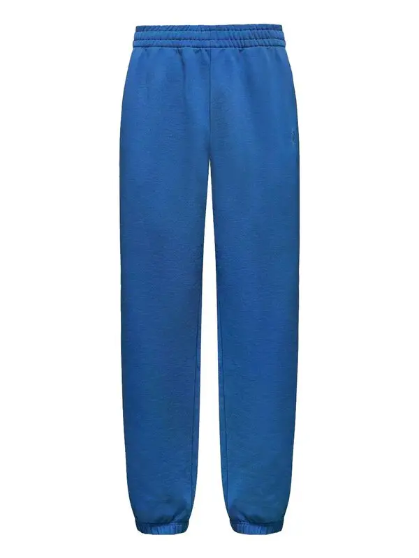 12 STOREEZ Elasticated Terry Track Pants - Blue