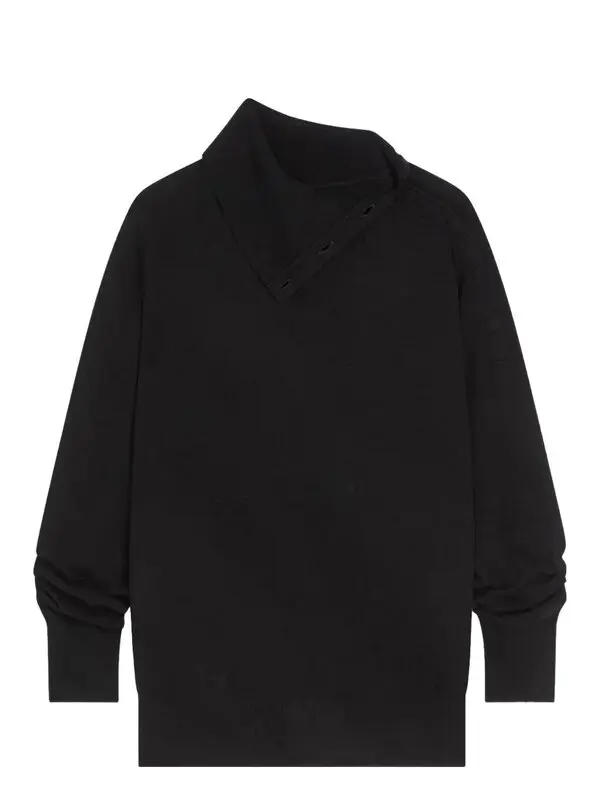 Dries Van Noten Funnel-collar Cashmere Sweater - Black