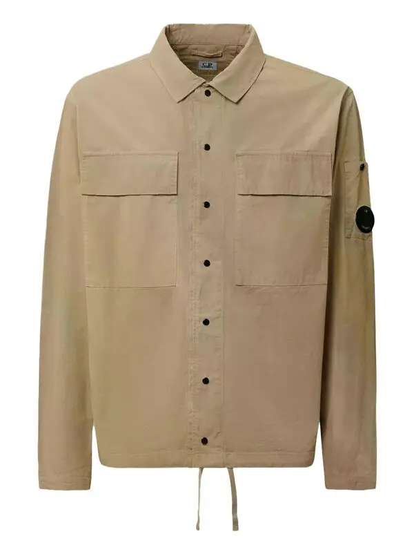 C.P. COMPANY Lens-detail Overshirt - Grey