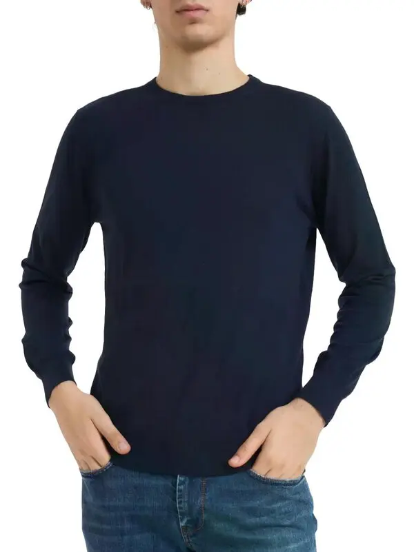 KANGRA Long-sleeve Sweater - Blue