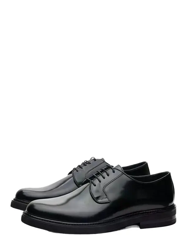 POCHE PARIS Lace-up Oxford Shoes - Black