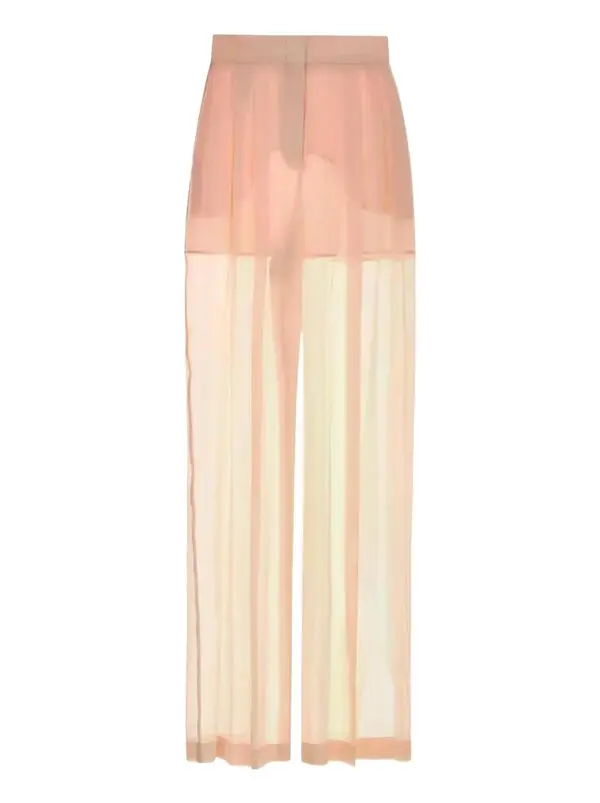 Alberta Ferretti Silk Trousers - Pink
