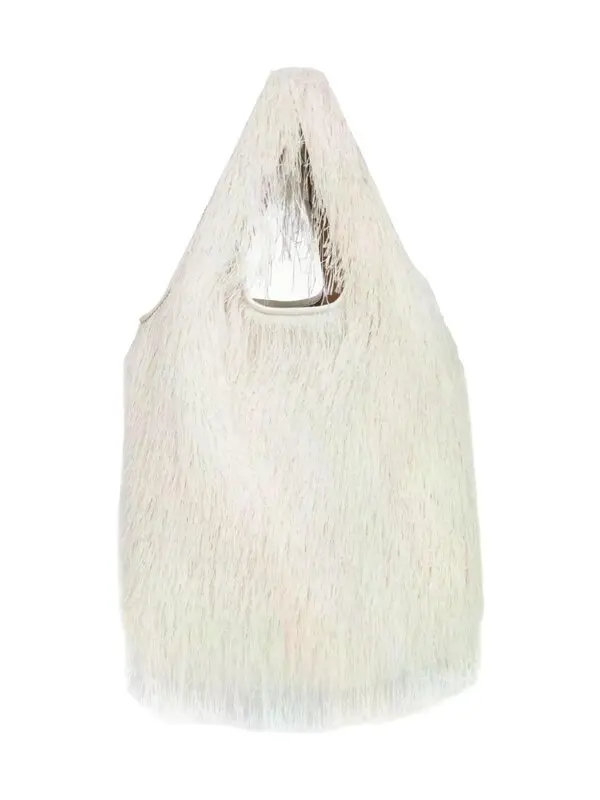 Dries Van Noten Fringed Tote Bag - Neutrals