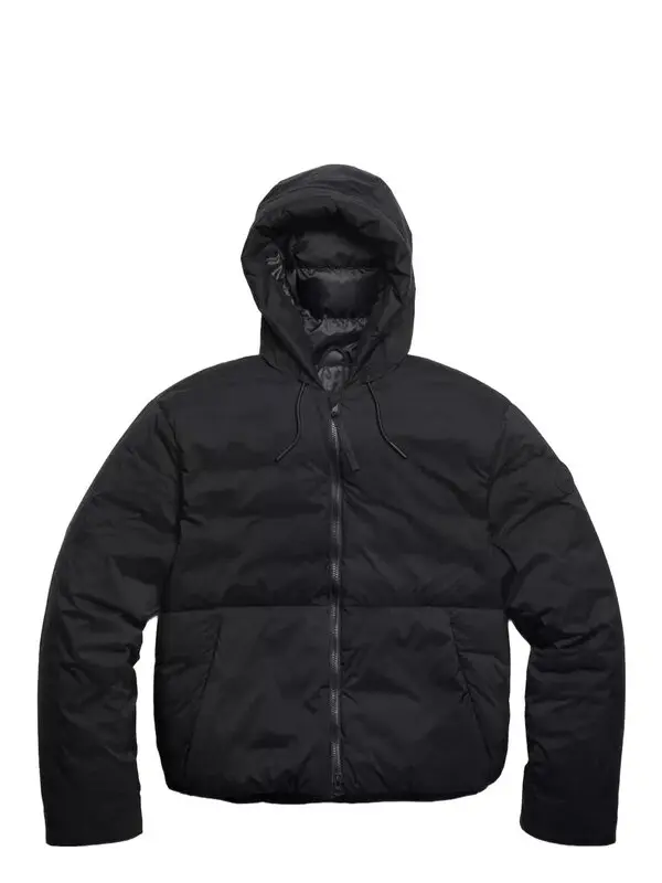 Canada Goose Lodge Hooded Padded Jacket - Black