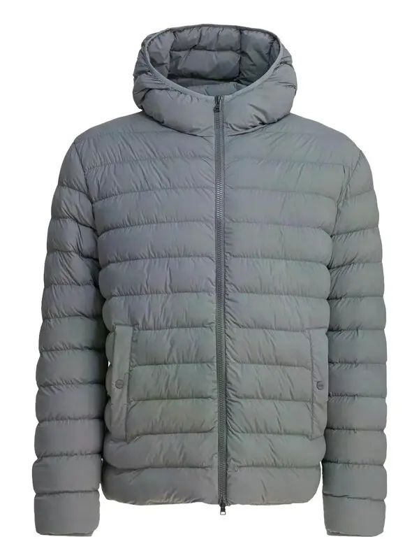 Herno Hooded Padded Jacket - Grey