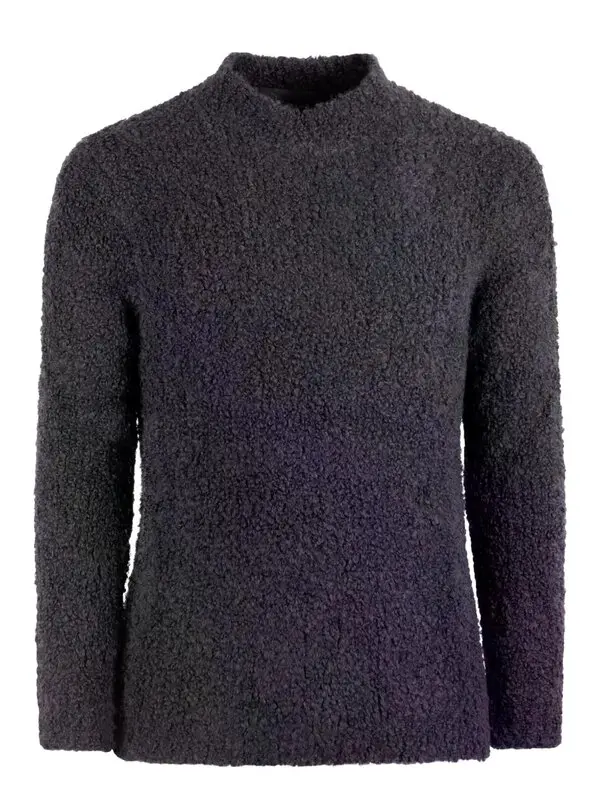 Tagliatore Textured Knit Top - Grey