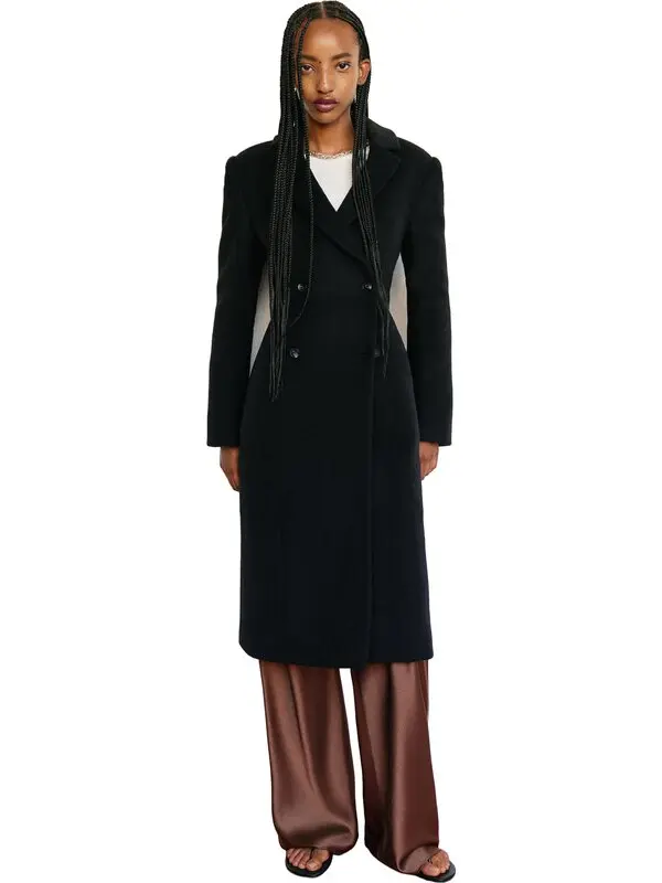 REFORMATION Dakota Coat - Black