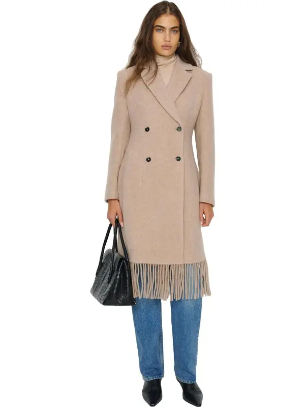 REFORMATION Dakota Coat - Ivory