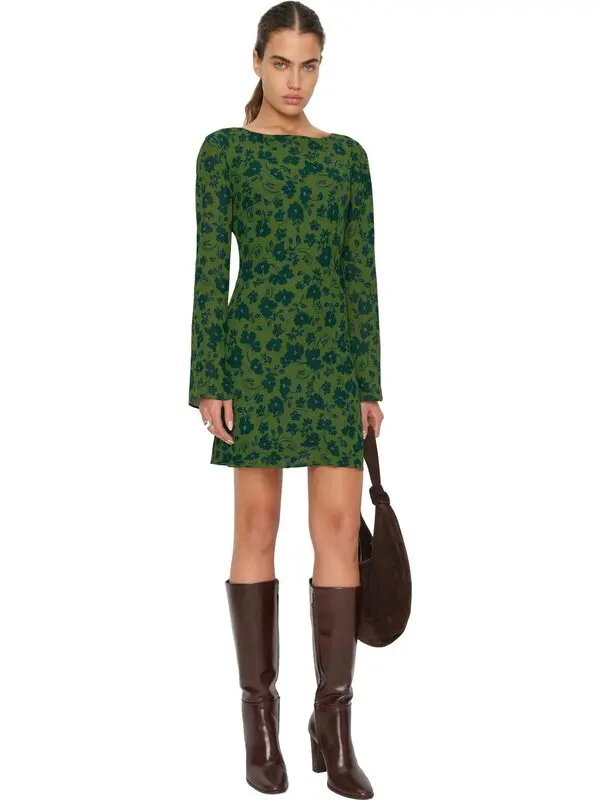 REFORMATION Esra Mini Dress - Everglade