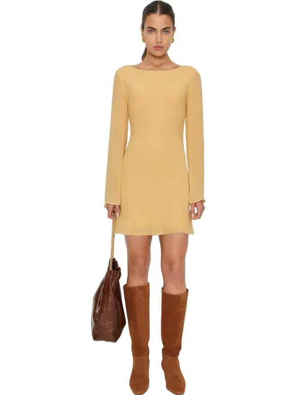 REFORMATION Esra Mini Dress - Yellow