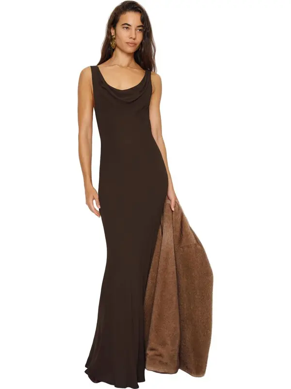 REFORMATION Annabelle Maxi Dress - Brown