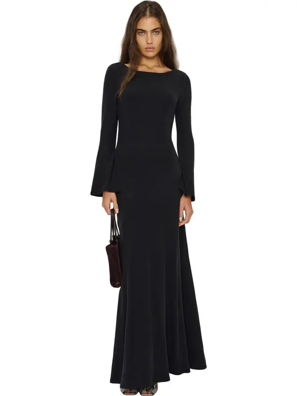 REFORMATION Florence Knit Maxi Dress - Black