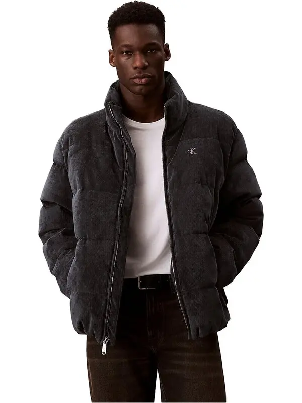 Calvin Klein Corduroy Puffer Jacket - Night Magic