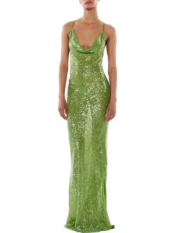 RAT & BOA Gaia Sequined Dress - Green