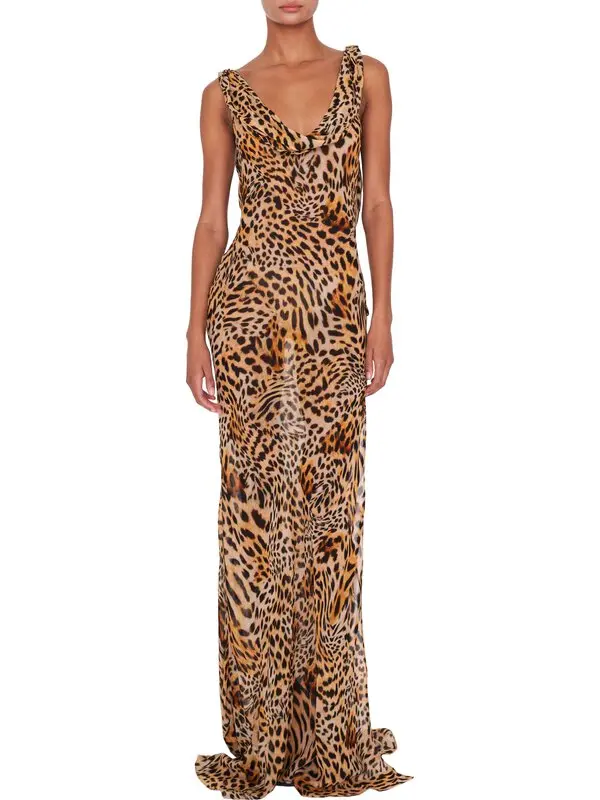 RAT & BOA Laviza Cheetah Print Maxi Dress - Animal