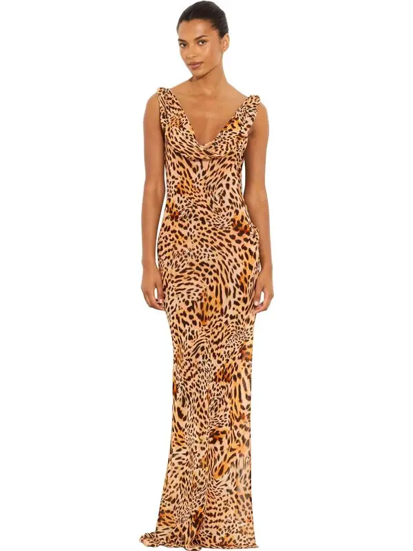RAT & BOA Laviza Cheetah Print Maxi Dress - Animal