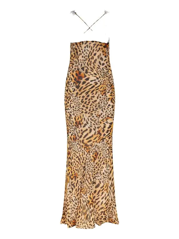 RAT & BOA Akima Leopard Slip Dress - Animal