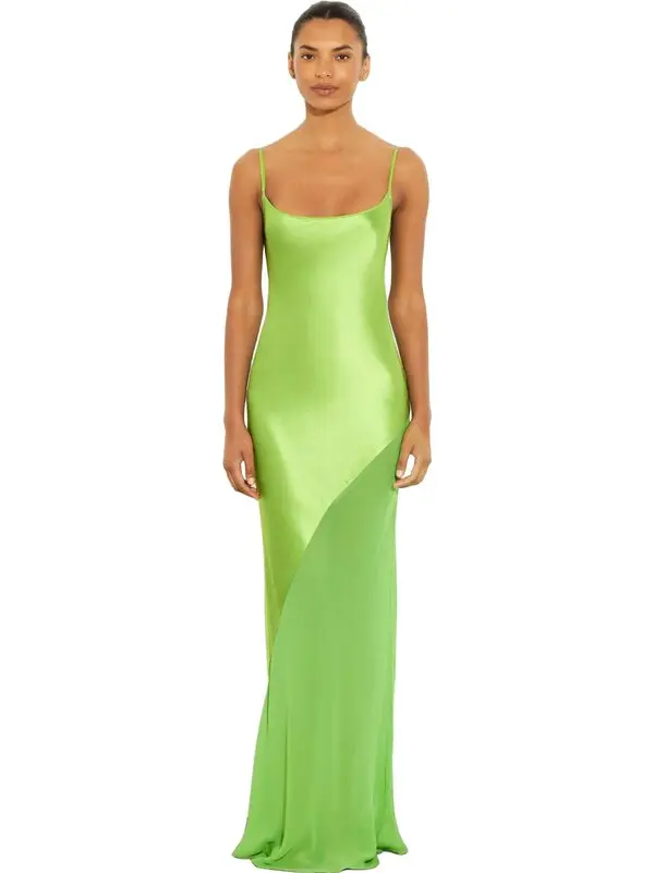 RAT & BOA Ruba Maxi Slip Dress - Green