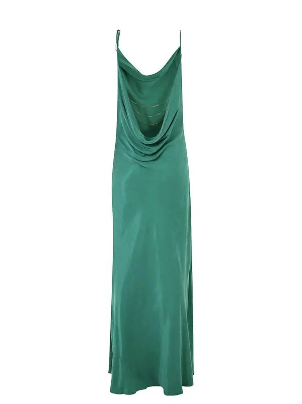 RAT & BOA Ophelia Maxi Slip Dress - Green