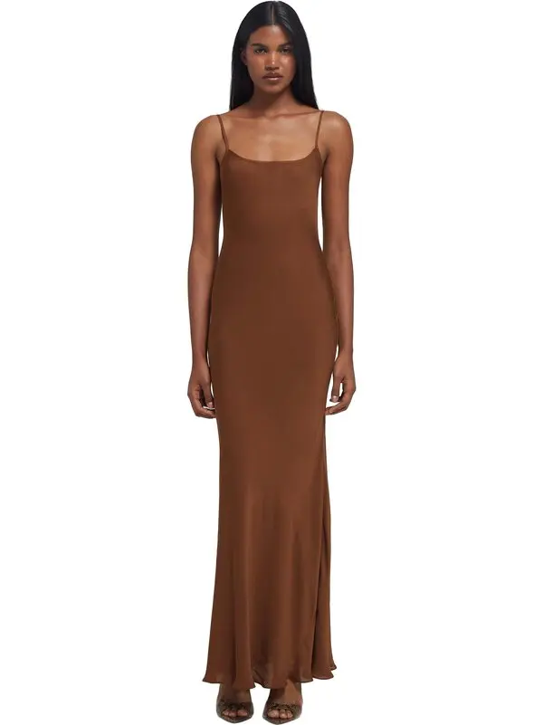 RAT & BOA Aizza Slip Maxi Dress - Brown