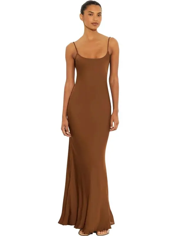 RAT & BOA Aizza Slip Maxi Dress - Brown