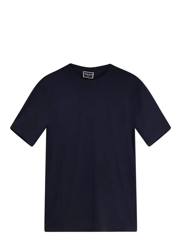 Giorgio Armani Viscose Blend Tshirt - Black