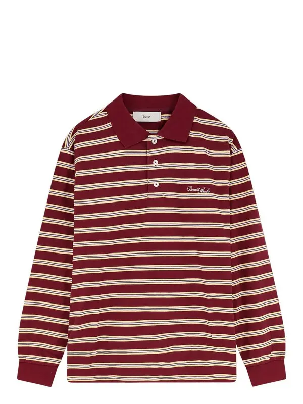 DUNST Cotton Polo Shirt - Red