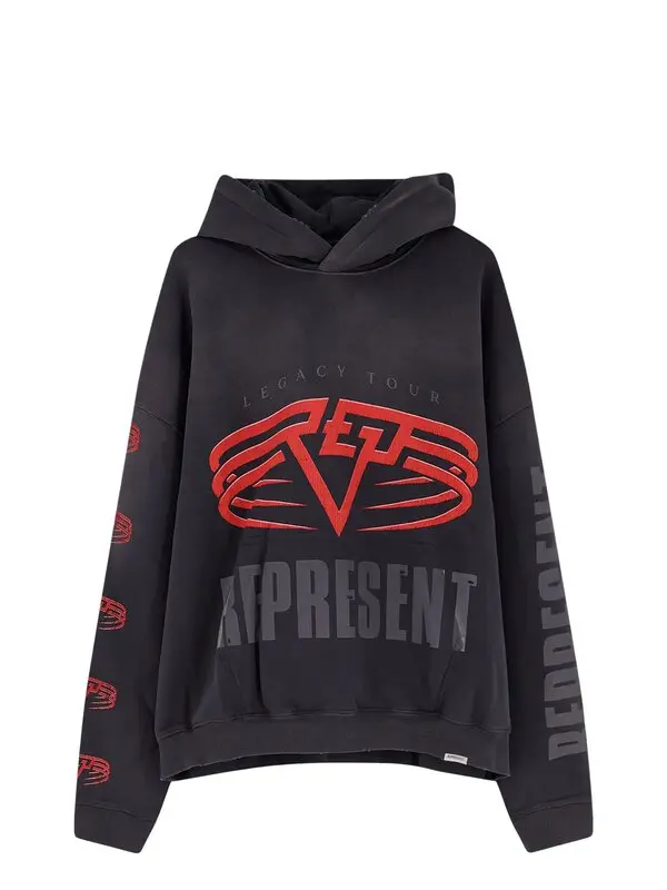 REPRESENT Living Legacy Reversible Hooded Sweatshirt - Grey
